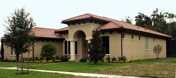 Plan 74265 | Mediterranean House with 4 Bed, 3 Bath, 3 Car