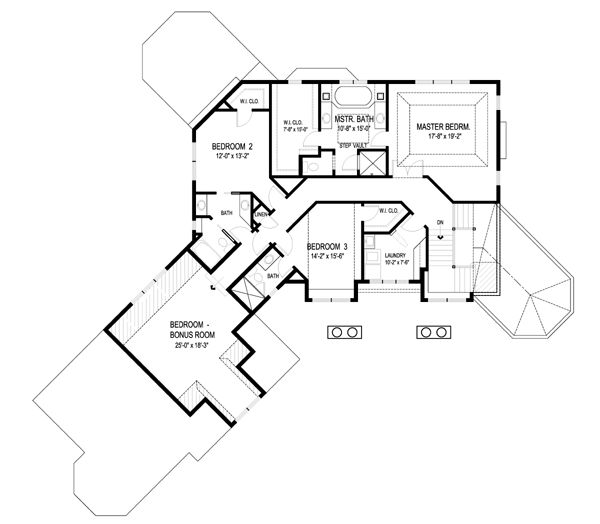 Plan 74828 | Craftsman Style with 4 Bed, 5 Bath, 3 Car Garage
