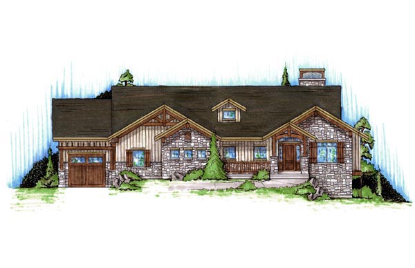 Plan 79728 | Traditional House with 3 Bed, 3 Bath, 3 Car