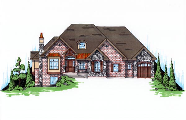 Plan 79836 | European House with 6 Bed, 4 Bath, 3 Car