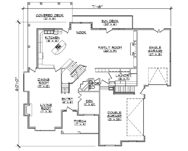 Plan 79942 | European House with 6 Bed, 6 Bath, 3 Car