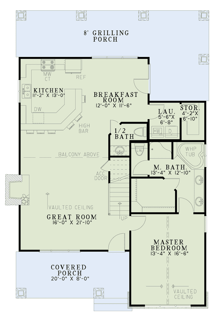 Plan 82086 | House with 3 Bed, 2 Bath