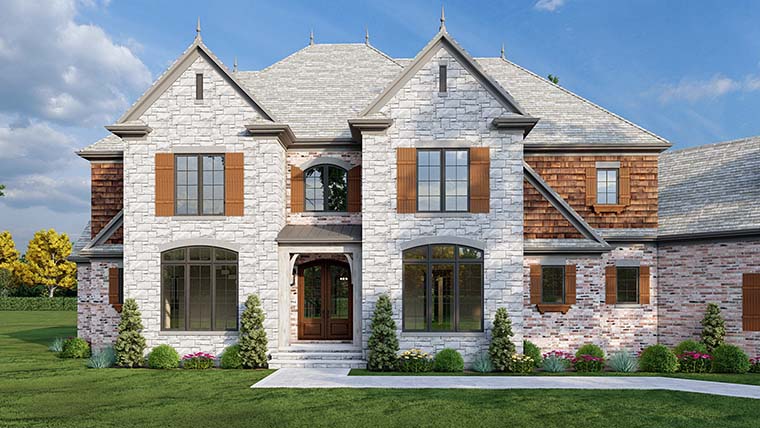 Plan 82228 | House with 4 Bed, 4 Bath, 3 Car