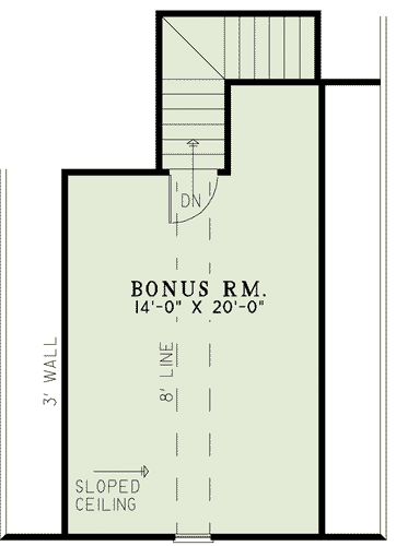 Plan 82278 | House with 3 Bed, 2 Bath, 2 Car