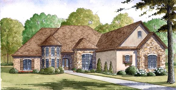 Plan 82401 | European House with 4 Bed, 4 Bath, 4 Car