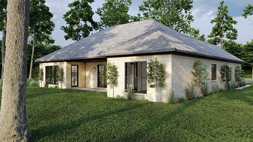 Plan 82455 | Traditional Style, 2 Car Garage