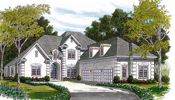 Plan 85502 | Traditional House with 5 Bed, 4 Bath, 3 Car