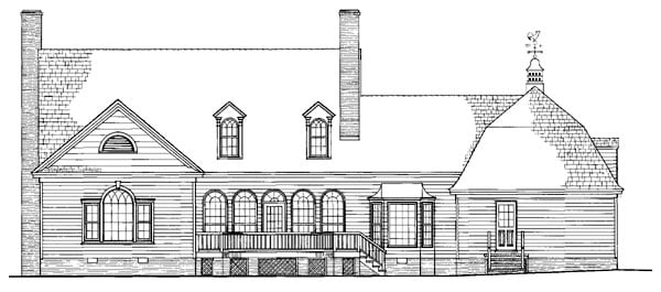 Plan 86222 | Southern Style with 4 Bed, 4 Bath, 2 Car Garage