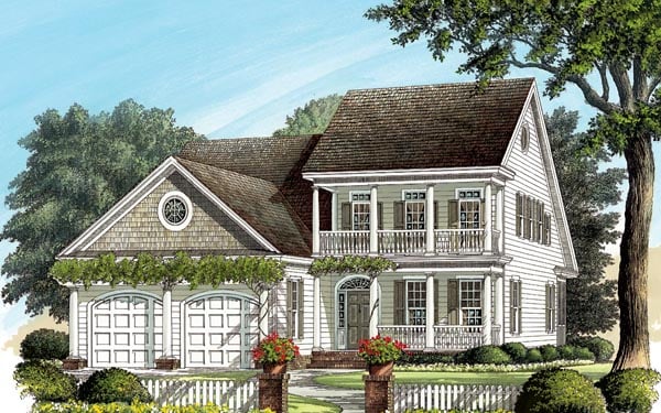 Plan 86239 | Colonial, Southern, Traditional House with 3 Bed, 4 Bath ...