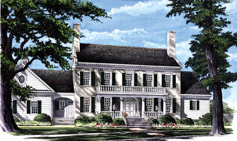 Plan 86287 | Southern Style with 5 Bed, 7 Bath, 3 Car Garage