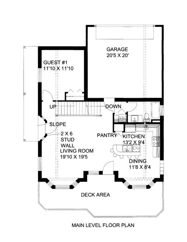 Plan 86644 | House with 3 Bed, 3 Bath, 2 Car