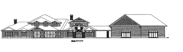 Plan 86687 | House with 5 Bed, 4 Bath, 3 Car