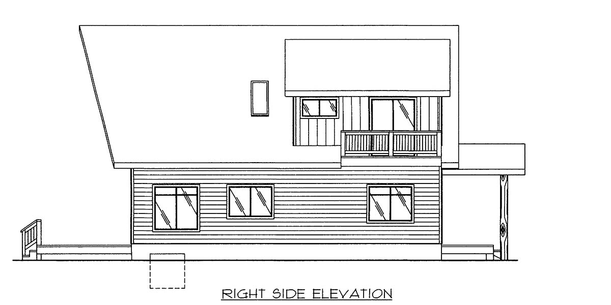 Plan 86698 | House with 2 Bed, 2 Bath