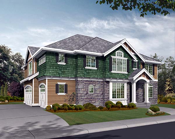 Plan 87456 | Craftsman, Traditional House with 4 Bed, 3 Bath, 3 Car