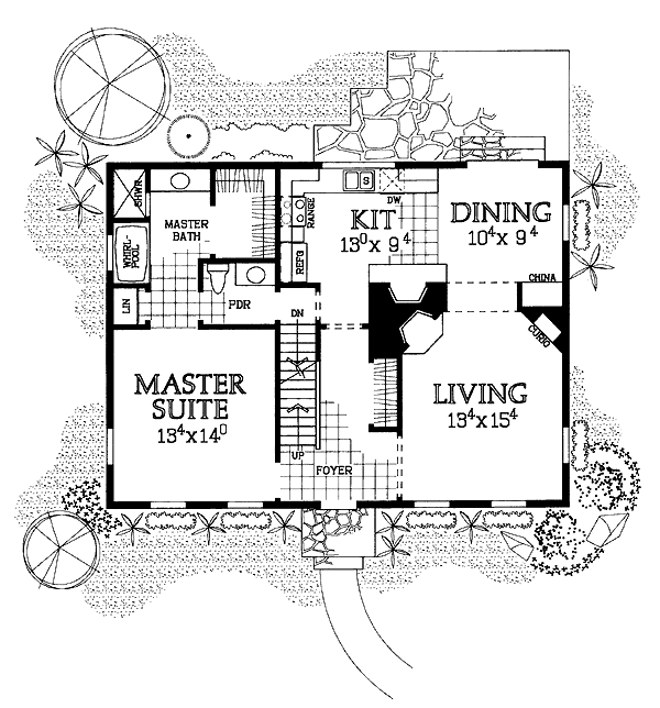 Plan 95220 | Traditional House with 3 Bed, 3 Bath