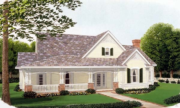 Plan 95505 | Country House with 3 Bed, 3 Bath