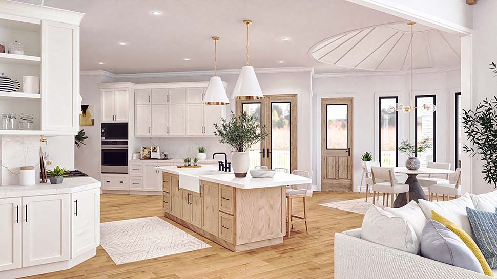 Plan 97650 | Country, Craftsman, Farmhouse House with 3 Bed, 3 Bath, 2 Car